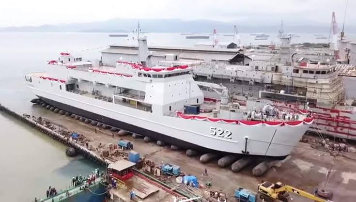 KSAL Laksamana Yudo Margono Resmikan Alutista KRI Teluk Youtefa 522