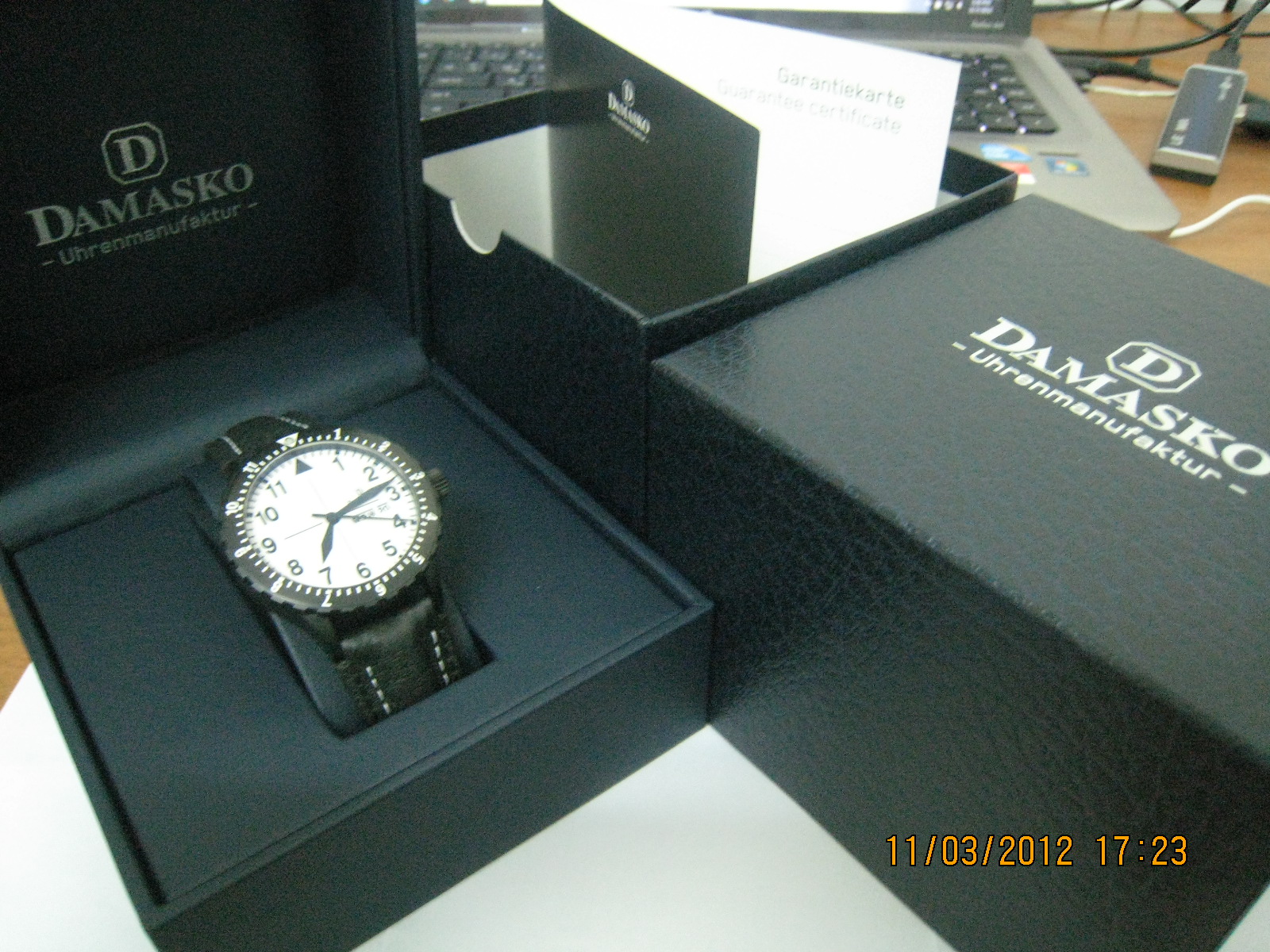Spikynbaby Garage Sales: Damasko DA47 Black Automatic Watch