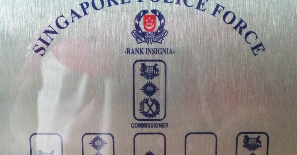 Solojogger: Singapore Police Force rank insignia