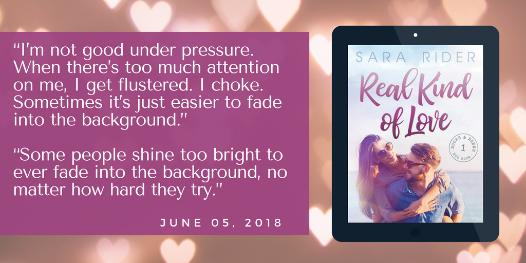 Book Tour Real Kind of Love by Sara Rider — paseando a miss cultura