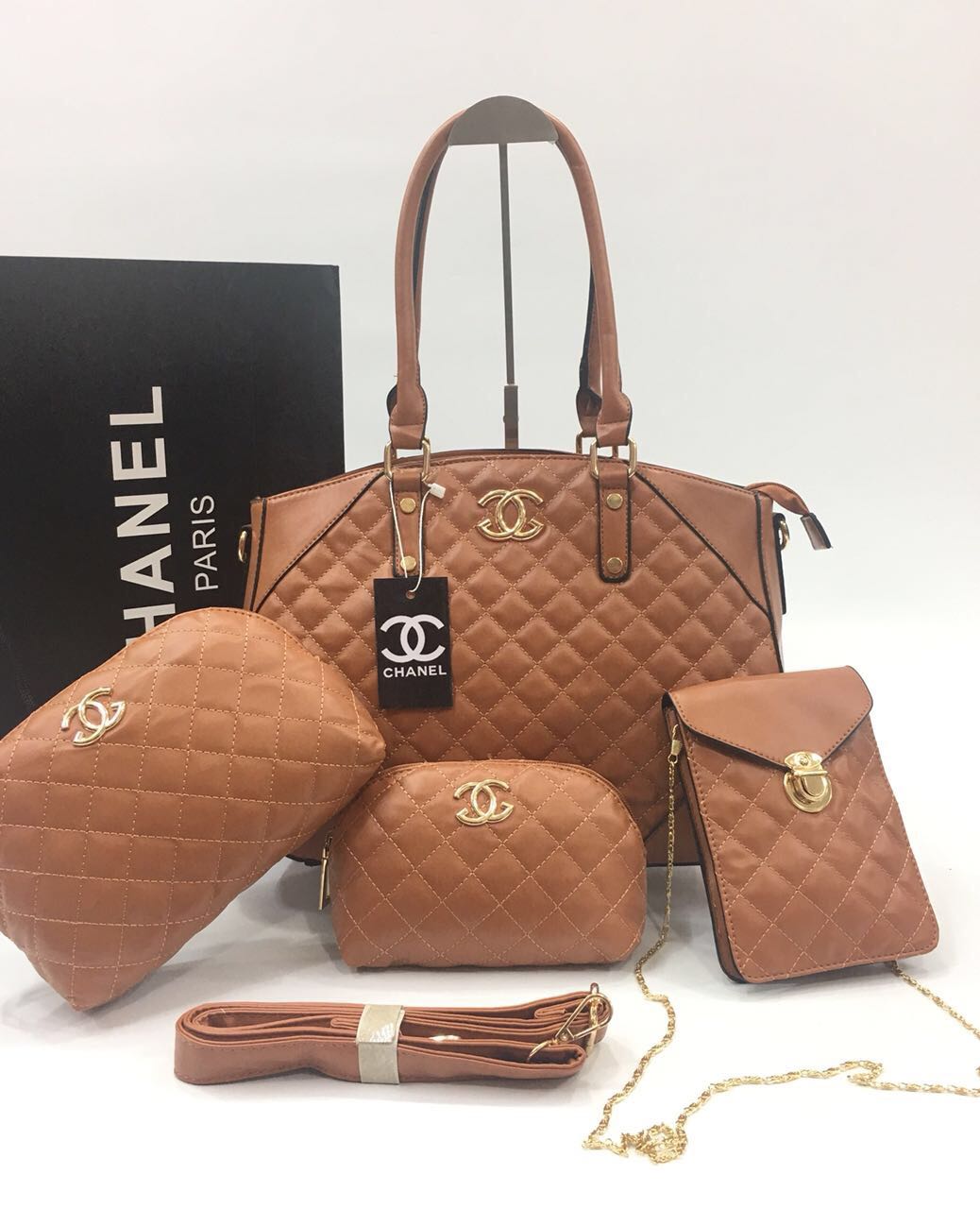 Designer Chanel Set of 4 Bags 👜