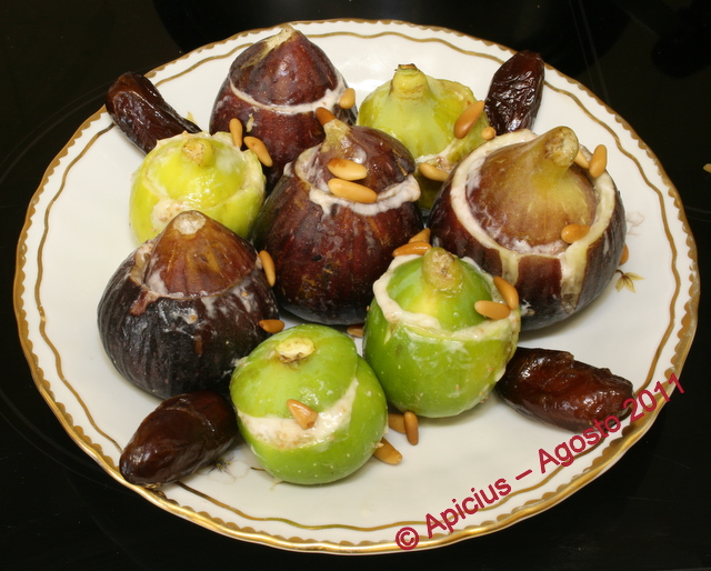 Higos rellenos con nata y su propia pulpa | La Cocina Paso a Paso
