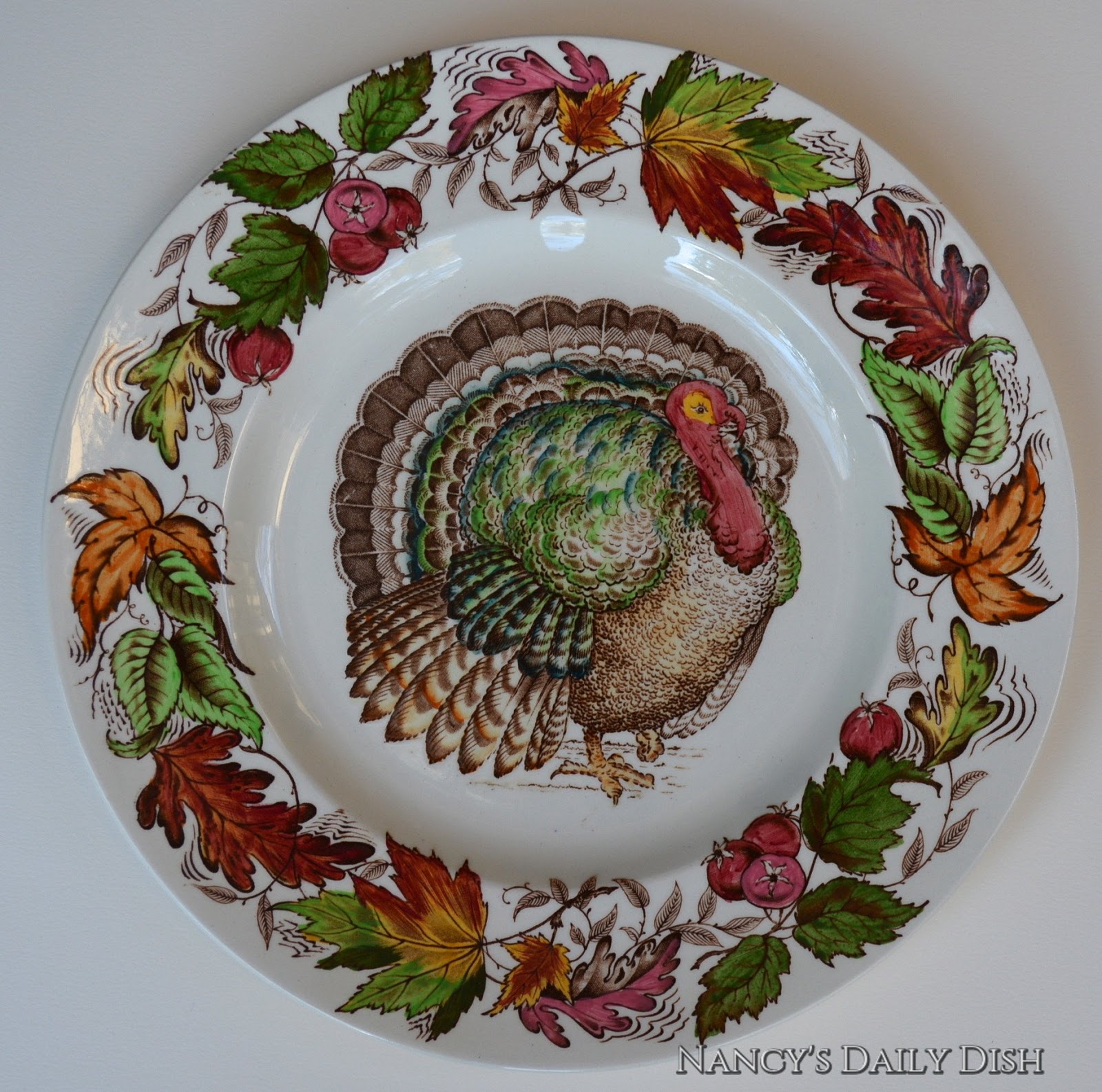 A Smorgasbord of Transferware Turkey Plates and Platters to Feast Upon!