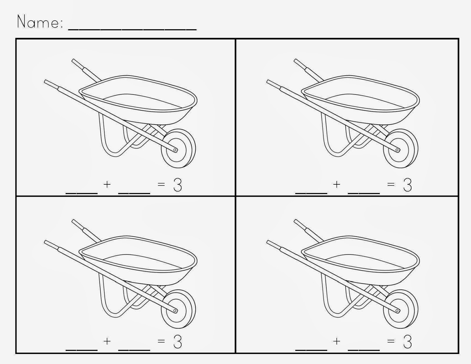 Wheelbarrow Pumpkin Addition | The Crafty Teacher