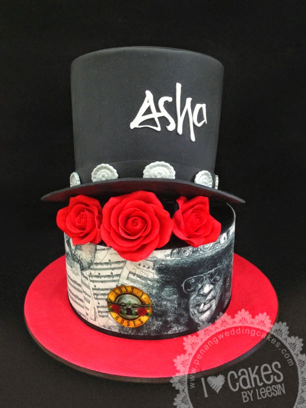 Penang Wedding Cakes by Leesin: Slash (Guns N Roses) Cake