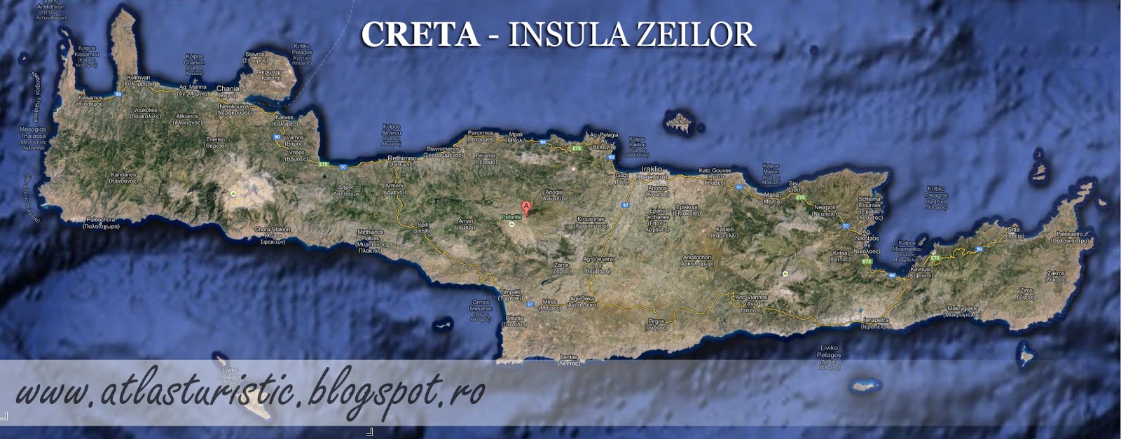Atlas Turistic: CRETA - Insula Zeilor
