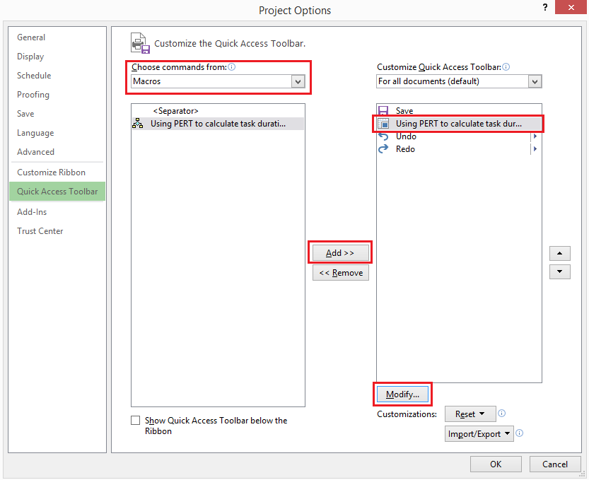 Using Pert To Calculate Task Duration In Microsoft Project