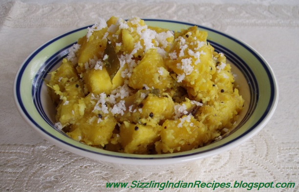 Sizzling Indian Recipes.....: Kerala Delicacy - Kappa with Cilantro ...