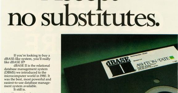 Informatica Viejuna: dBASE II