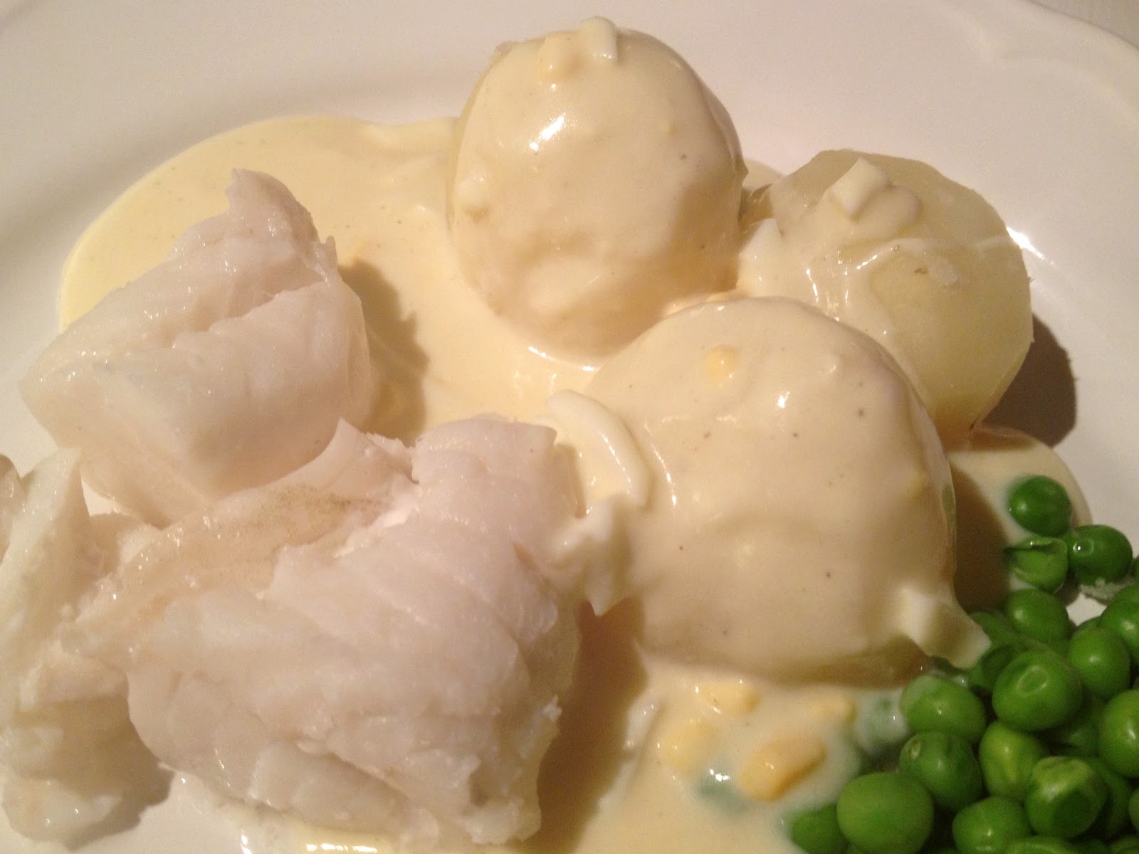 Linda´s Goda: Kokt torsk med äggsås