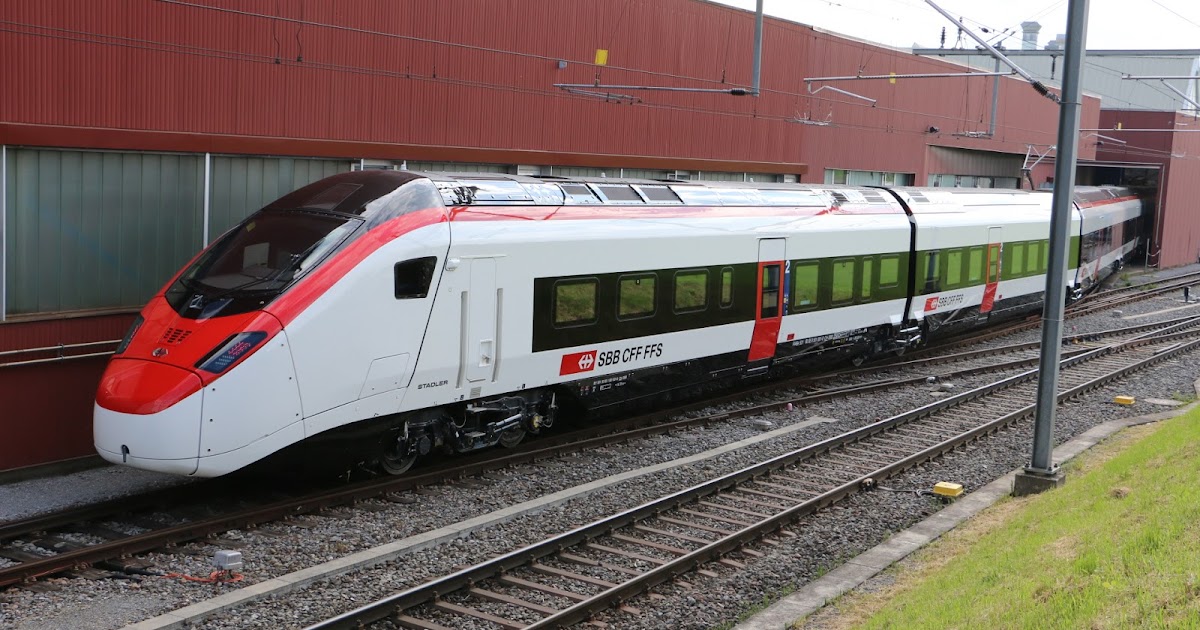 LA PASSION DU TRAIN: RABe 501 en Suisse ,Première course d'une rame par ...