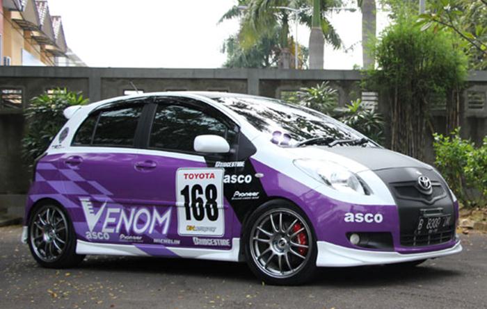Modification Toyota Yaris Cool & Elegant - Car Modification Trends