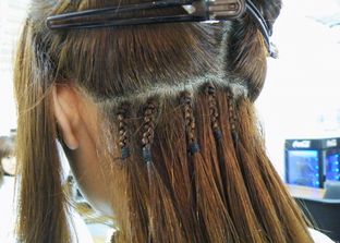 Pinku-no-Kumori: Japanese hair extension