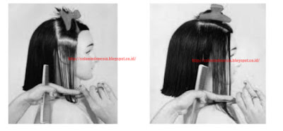 Salon: Pemangkasan Datar Pola Garis Pangkas Lurus (Solid Form ...