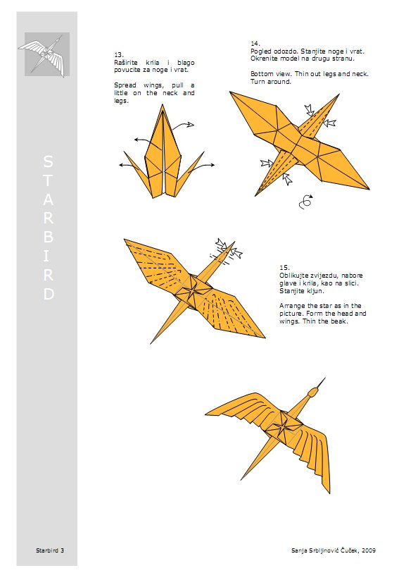 Origami Art Novosti: Izazov ptičje baze - Bird Base Challenge