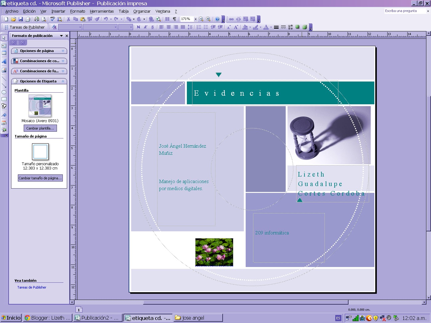Lizeth Cortes Cordoba : PRACTICAS DE PUBLISHER