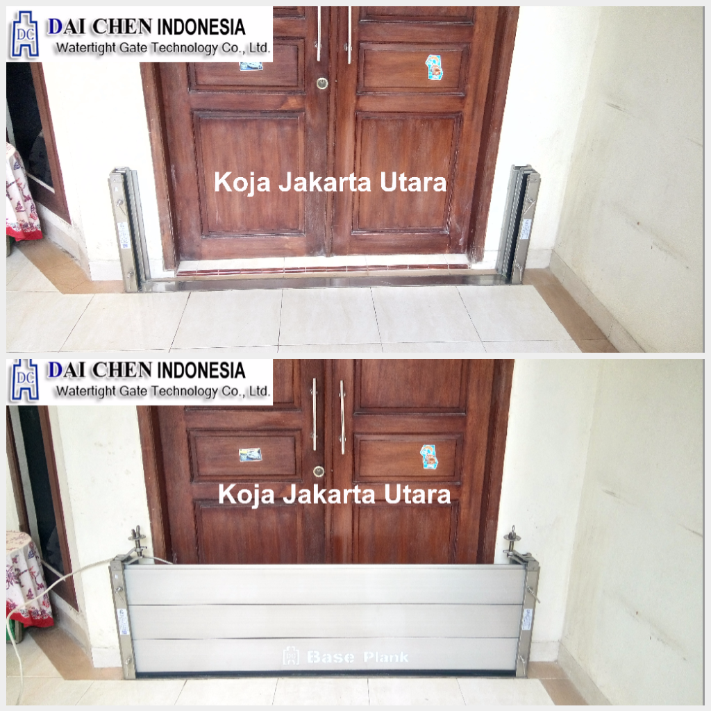 Flood Gate Daichen Indonesia: Foto Sebelum dan Sesudah Pemasangan ...
