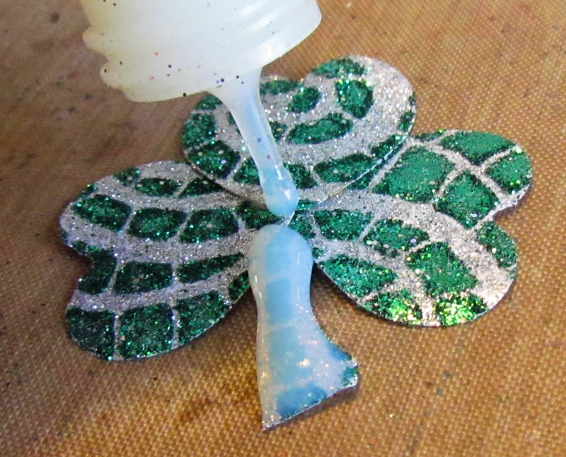 ArtGlitterBlog: Art Glitter Shamrocks