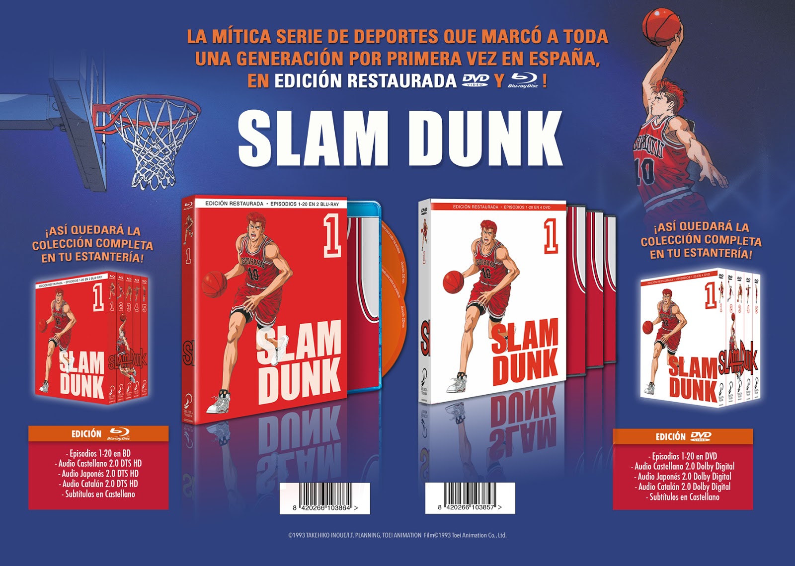 Slam Dunk en Català: Slam Dunk Box 1. Edició Blu-Ray
