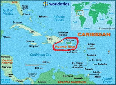 Puerto Rico La Isla Del Encanto: Mapa De Puerto Rico