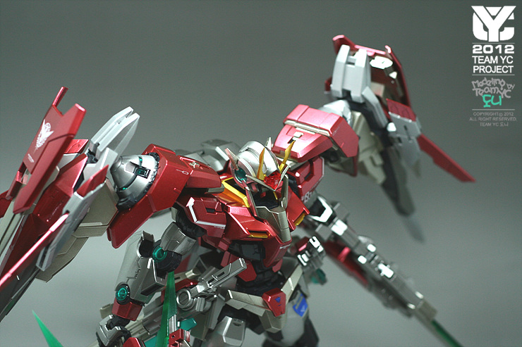 GUNDAM GUY: MG 1/100 00 Raiser - Custom Metallic Painted Build