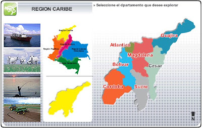 Región Caribe Colombiana: Geografía