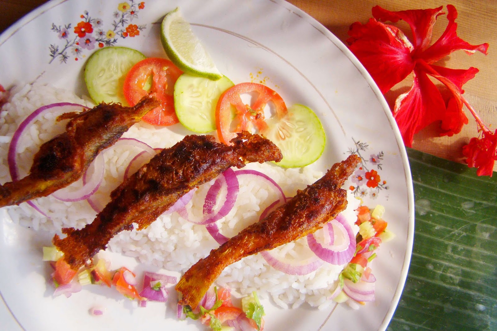 The Tale of a Salted Soul: Banana Leaf Pan Fried Topse /Mango Fish