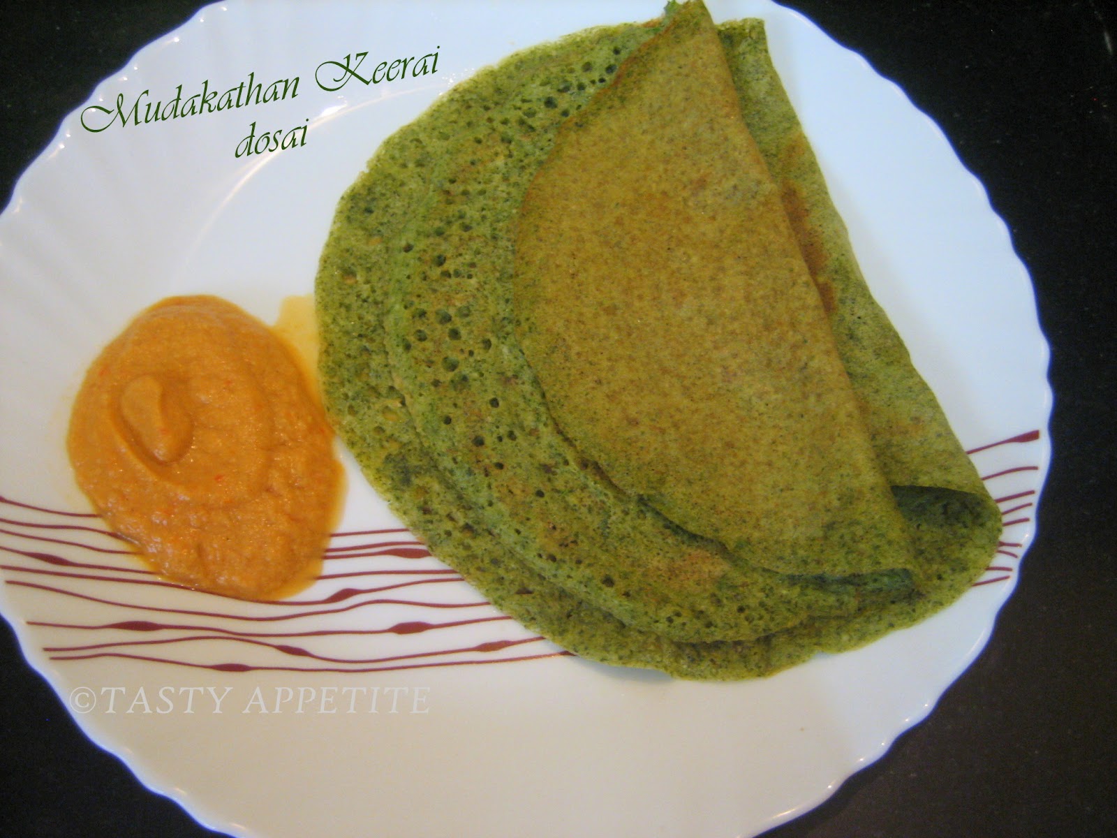 Mudakathan Keerai Dosai / Green Dosa / Healthy Breakfast Recipes