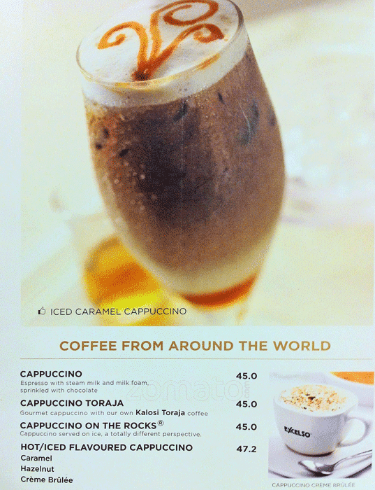 Harga Menu Excelso Coffee Lengkap Pesan Antar Terbaru 2017
