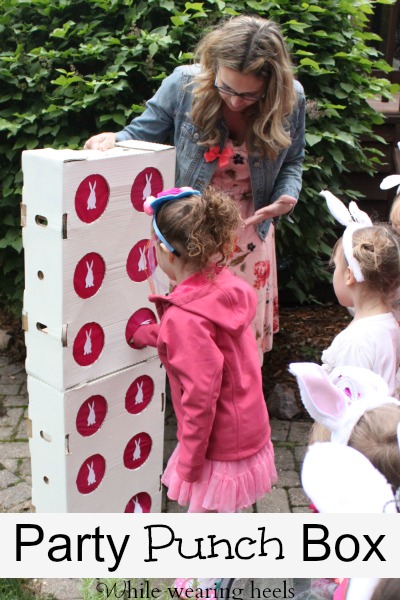 While Wearing Heels: Bunny Themed Punch Box