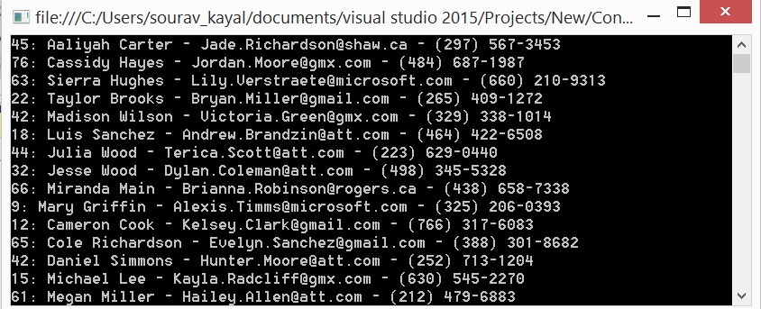 Talk in computer language.: Populate real time data for testing using ...