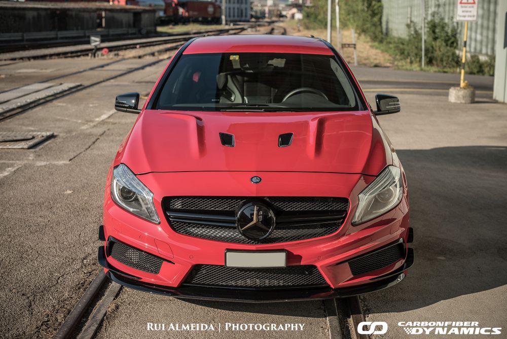 SouLSteer.com: Red Mercedes A45 AMG Black Series tuned by Carbonfiber ...