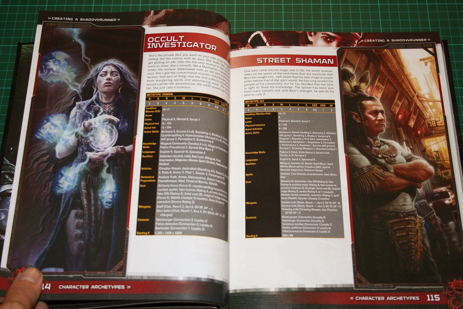 Reseña fotográfica de Shadowrun 5th edition | La Marca del Este