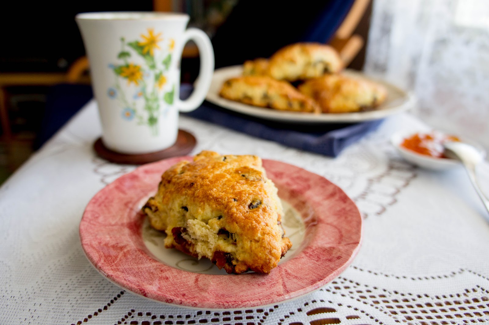 Smart Cookie: Cherry Vanilla Scones (for Easter breakfast)