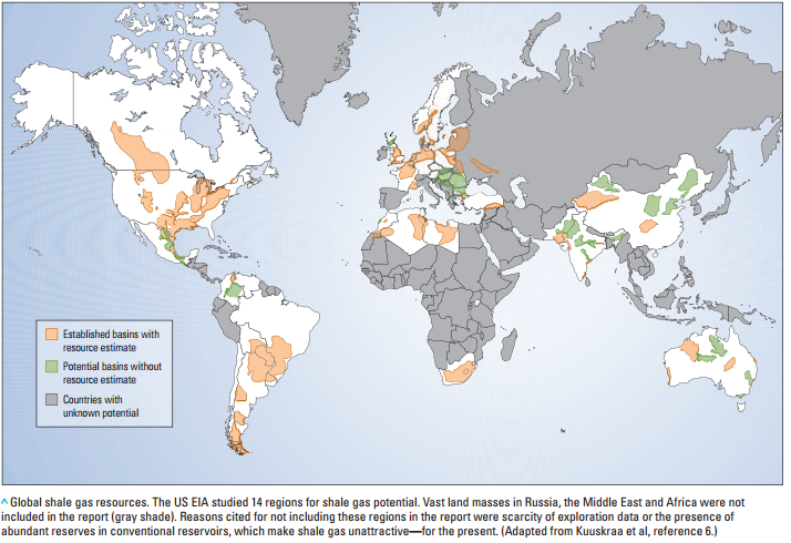 Al Fin Energy: Gallery of World Hydrocarbon Endowment & Shale Gas Resources