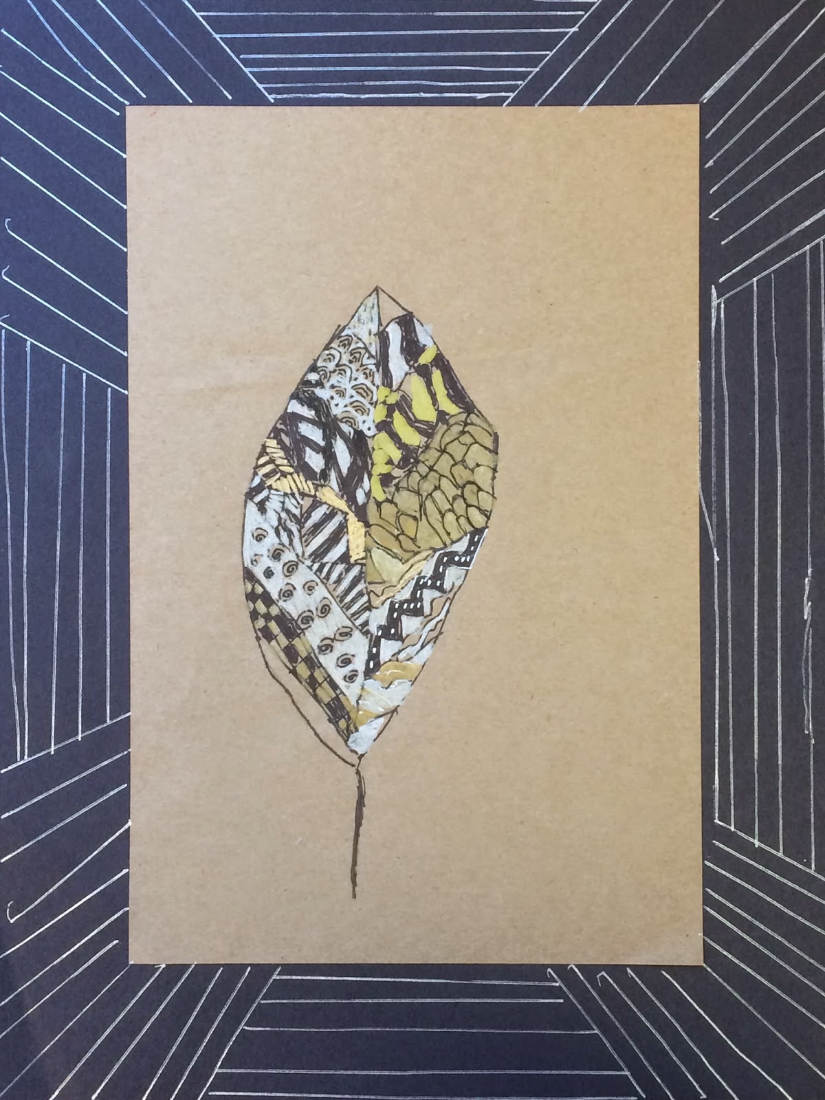 Artsy Miss Hatch: Two Pins, One Lesson. Fourth Grade Zentangles.