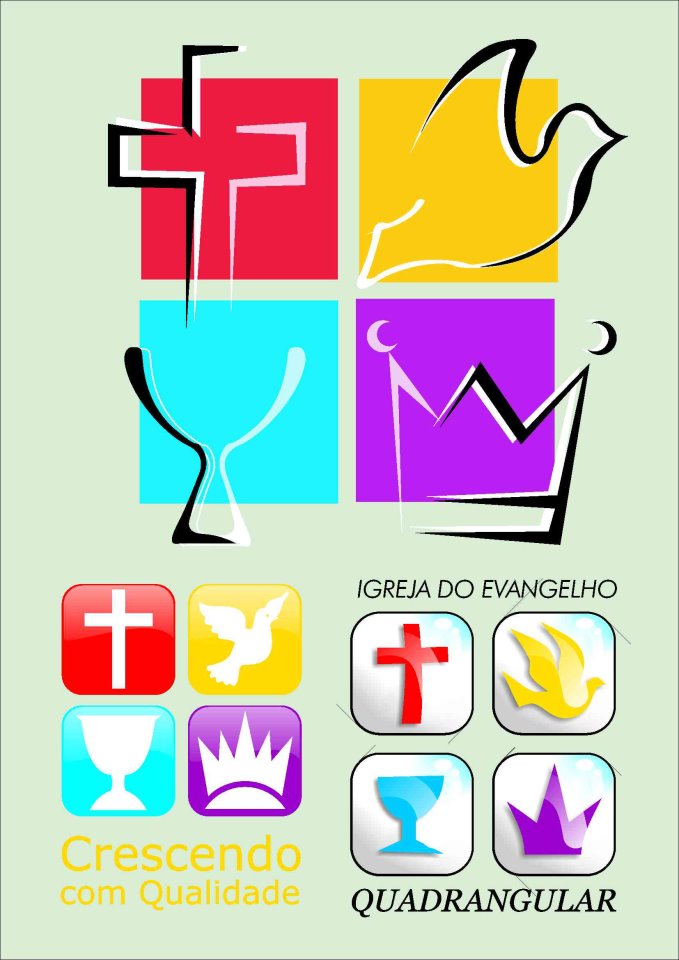 IGREJA DO EVANGELHO QUADRANGULAR: Logo - Igreja do Evangelho Quadrangular.