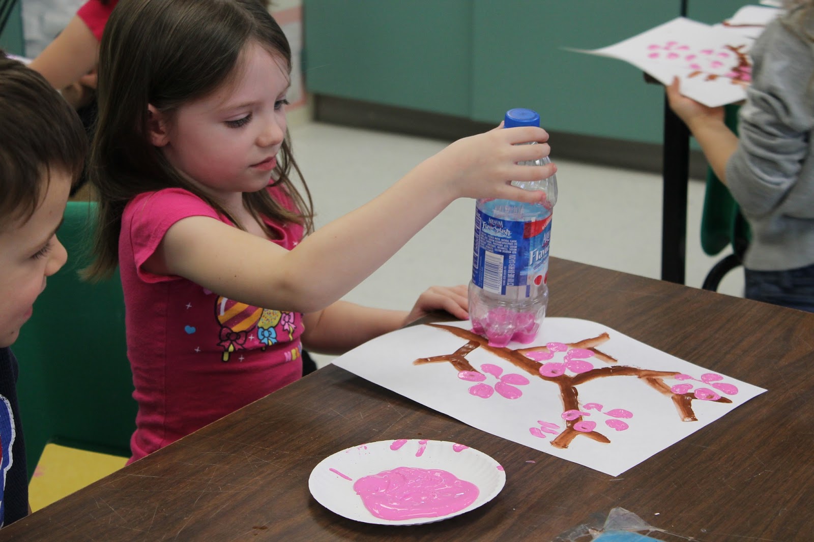 Art Room 104: Kindergarten Cherry Blossom Trees