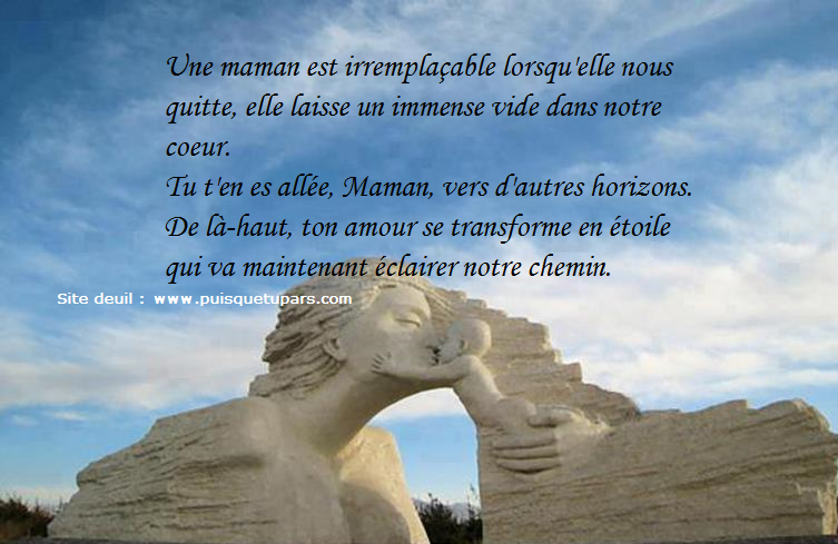 Texte de condoléances pour la perte d'une maman ~ Message de ...