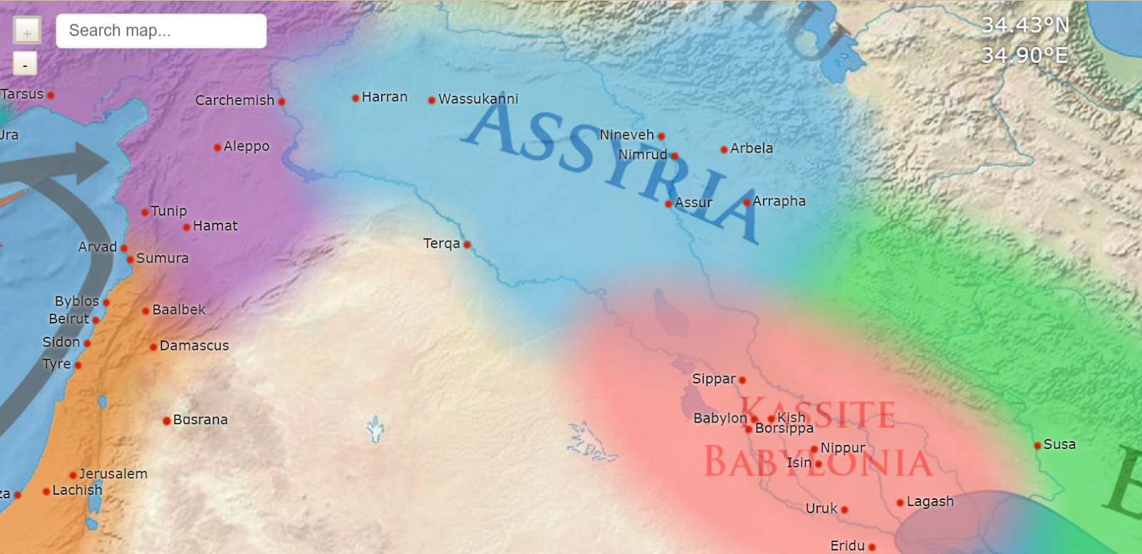 1250 π.Χ. Χαλάχ Μεσοποταμία - Assyria Kalhu (Nimrud)