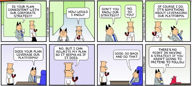 Business Analytics News by Marcus Borba: Dilbert on Corporate Strategy