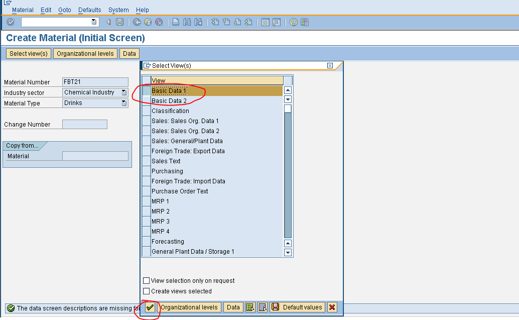Uploading the Master records(MM01) to SAP System using Batch Input ...