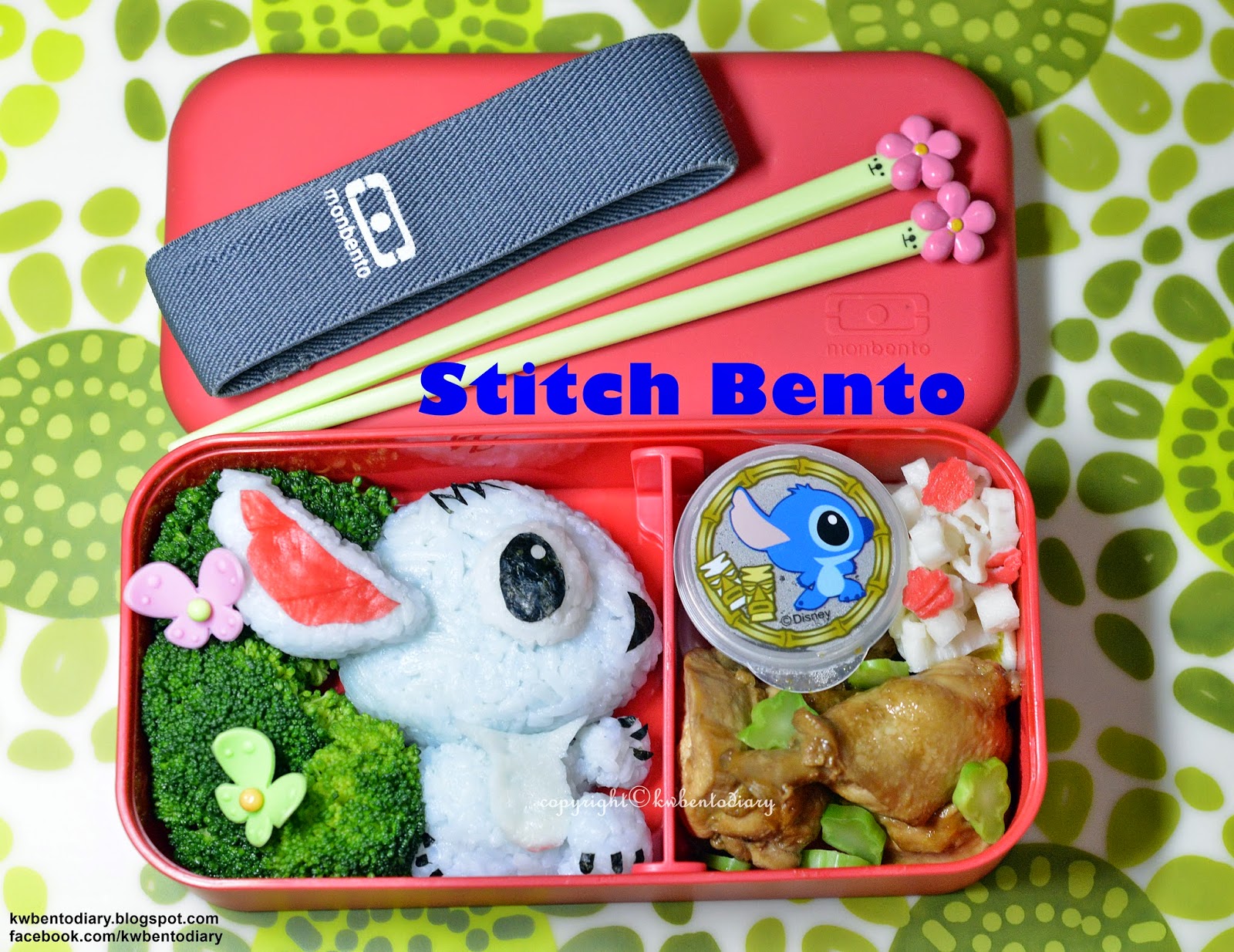 Karenwee's Bento Diary: Bento2014#Nov11~Stitch Bento