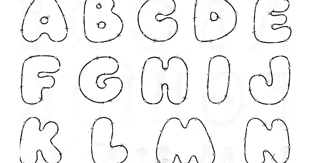 Educar X: Modelo de letras (12 modelos de letras diferentes)