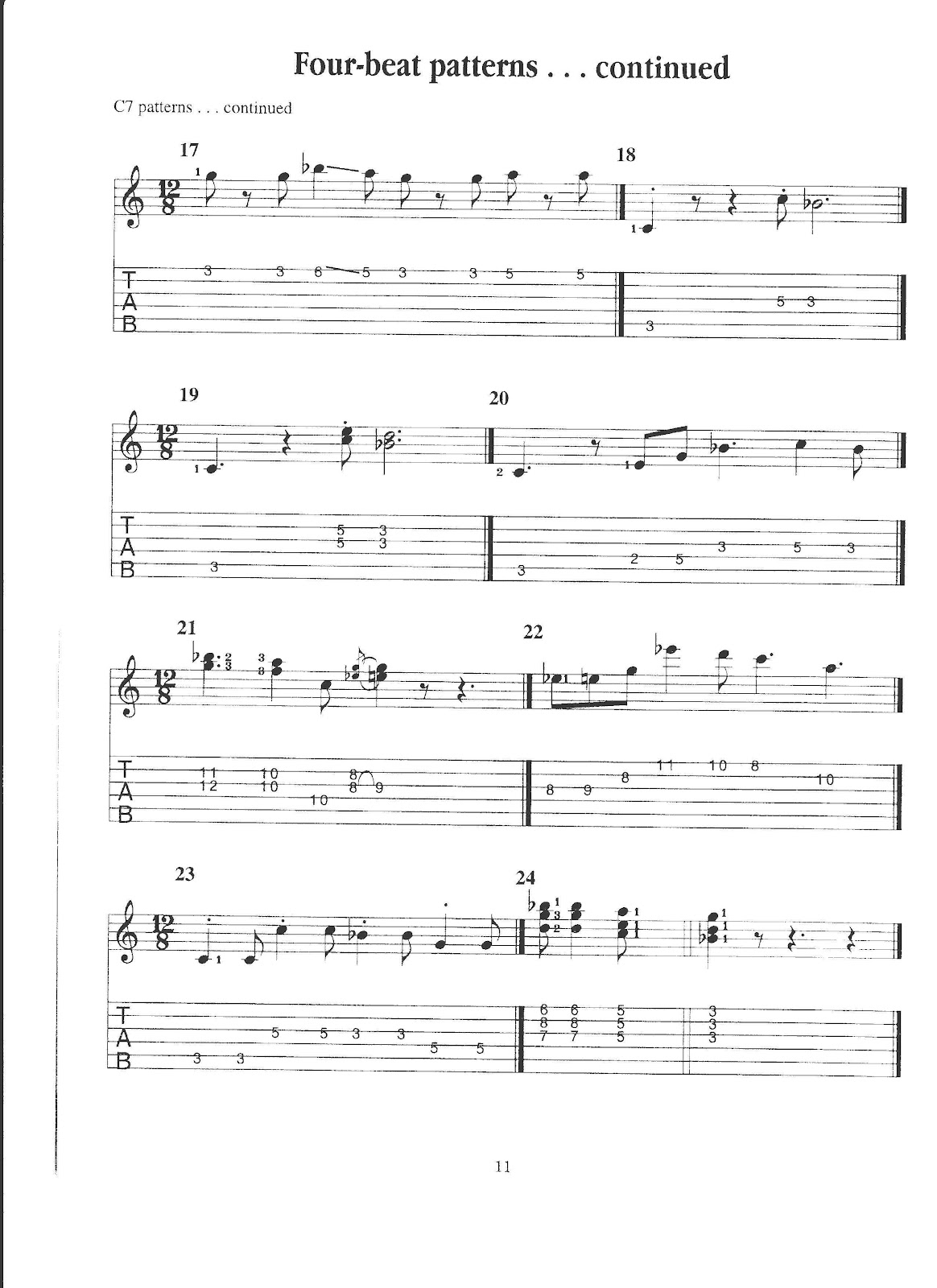 Phoe Aye: 101 Bad to the Bone Blues Guitar Rhythm Patterns - by Larry ...