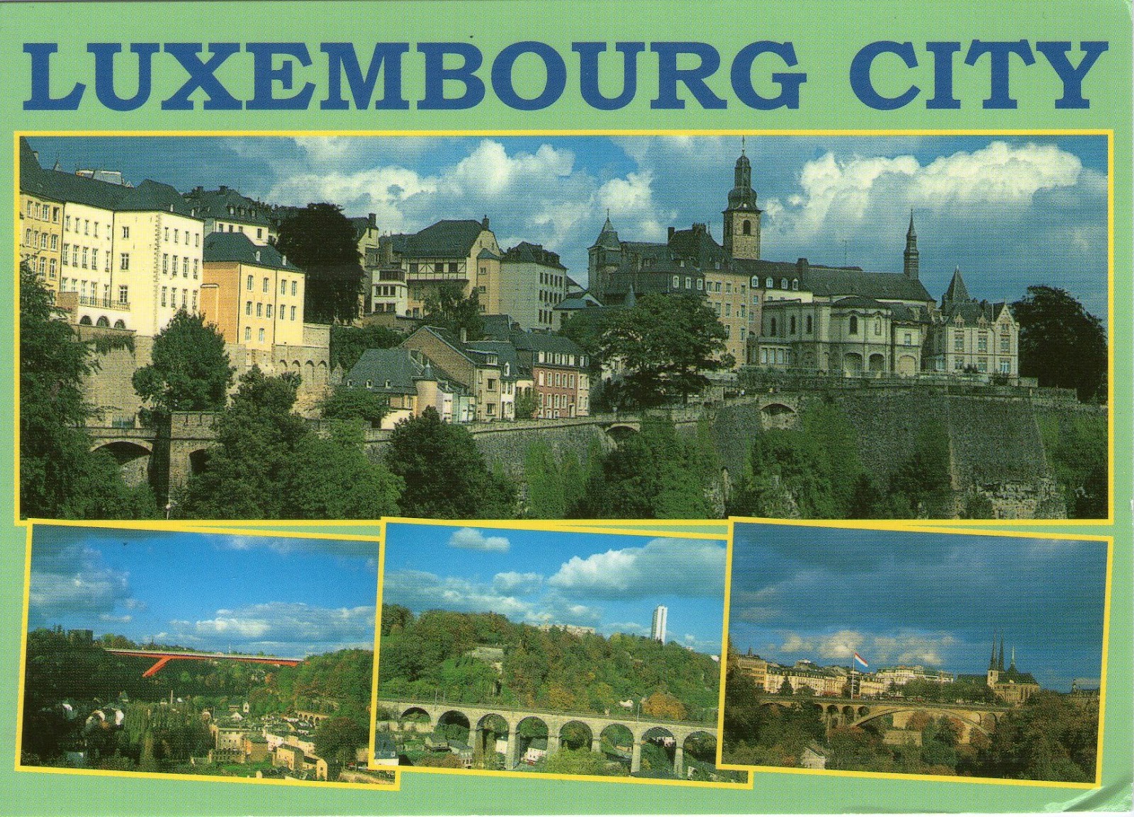 Postcard Exchange for My Daughter: Postcards from Luxembourg.