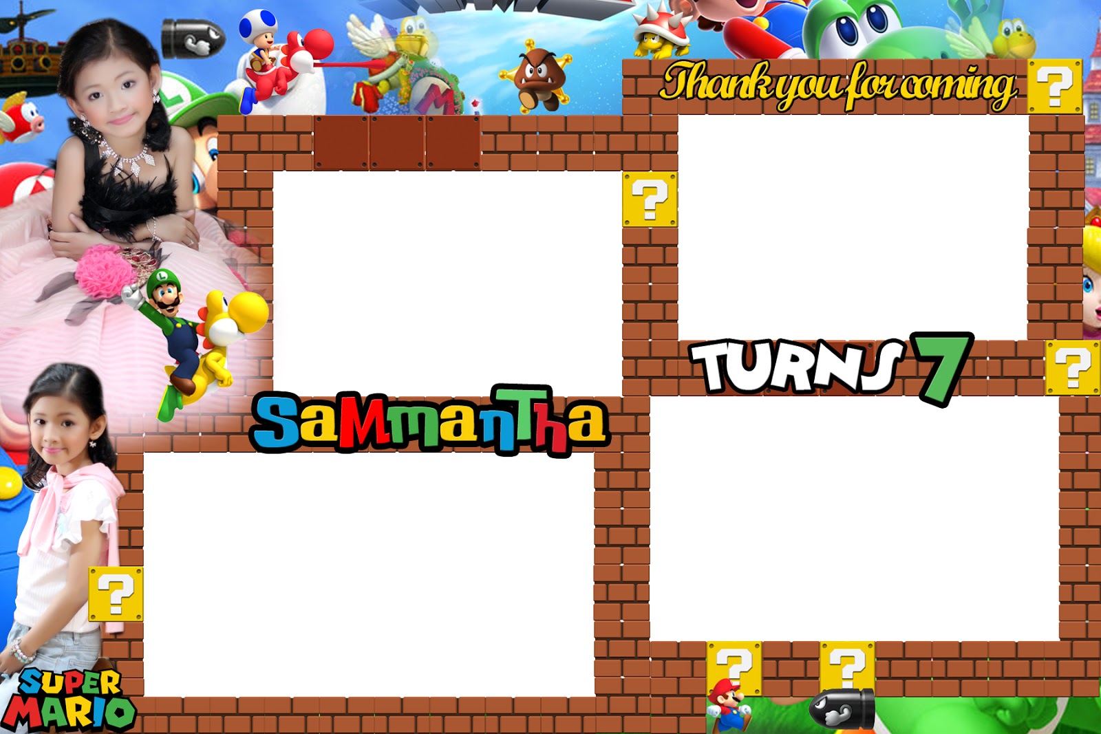 SUPERMARIO PHOTOBOOTH THEMES DESIGN - Get Layout