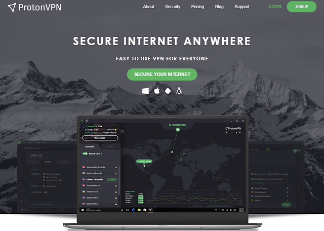 ProtonVPN - excelente VPN dos criadores do ProtonMail - ITO - NETthings