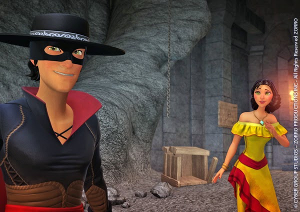 InfoAnimation.com.br: Primeiras imagens do novo desenho animado do Zorro