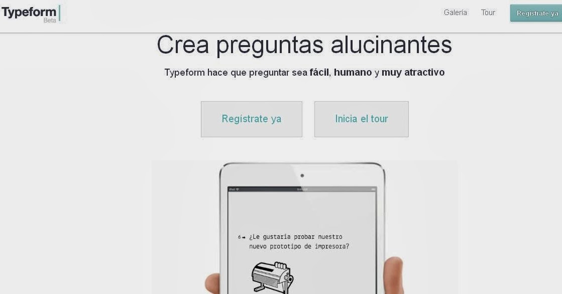 AYUDA PARA MAESTROS: Typeform - Formularios online personalizados ...